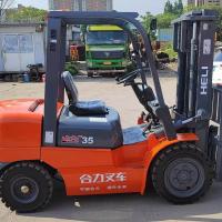 China After Service Video Technical Support Heli 3 Tons Used Forklift Diesel Fork Length 1070mm for sale