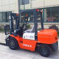 China 1480mm Overall Width 3ton 5ton 10ton Diesel/Gasoline Forklift with Pneumatic Tire for sale