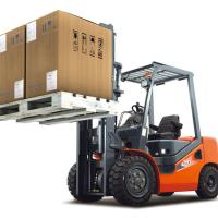China 1480mm Overall Width 3ton 5ton 10ton Diesel/Gasoline Forklift with Pneumatic Tire for sale