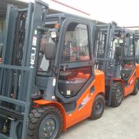 China 1480mm Overall Width 3ton 5ton 10ton Diesel/Gasoline Forklift with Pneumatic Tire for sale
