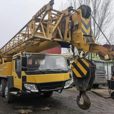 China 50ton qy50k second hand truck cranes with hydraulic valve and 56m lifting capacity for sale