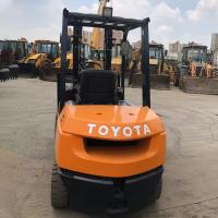 China 2WD 4WD 3 Ton Toyota Used Forklift with 2 Stage Mast and 24V Forklift Rotating Forks for sale