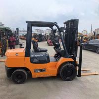 China 2WD 4WD 3 Ton Toyota Used Forklift with 2 Stage Mast and 24V Forklift Rotating Forks for sale