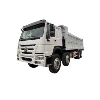 China 6 Cylinders Sinotruck Howo Refurbished Used 8x4 Dump Trucks with Manual Air Conditioner for sale