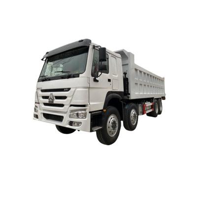 China 6 Cylinders Sinotruck Howo Refurbished Used 8x4 Dump Trucks with Manual Air Conditioner for sale