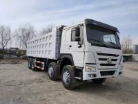 China 6 Cylinders Sinotruck Howo Refurbished Used 8x4 Dump Trucks with Manual Air Conditioner for sale