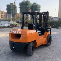 China Warehouse Material Handling 5 Ton Used Toyota Forklift with Hydraulic Service Brake for sale