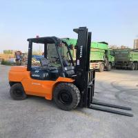 China Warehouse Material Handling 5 Ton Used Toyota Forklift with Hydraulic Service Brake for sale
