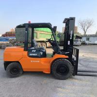 China Used 5 Ton Diesel Forklift with Automatic Transmission 4-Wheel Drive and Fork Width 125 for sale