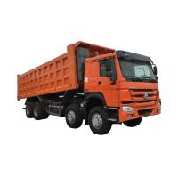 China Manual Window SINO TRUCK 12 Wheeler LHD 50tons Second Hand 8x4 Used HOWO Tipper Dump Truck for sale