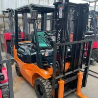 China 80/370 V/Ah Battery Voltage/Capacity Used 3t Gasoline Forklift for Lifting Handling for sale