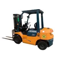 China Japanese Engine Hydraulic Diesel Toyota 3 Ton Used Forklift for Heavy Load Operations for sale