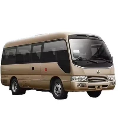 China 25 Seater Coaster Bus Fully Automatic Door with Max Speed 91 110 km/h and EQ6701LHT Model for sale