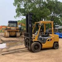 China 3 Ton Diesel Cat Forklift in Japan with Standard Lifting Height and 150mm Fork Width for sale