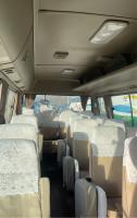 China 30 Seat Luxury Coach Toyo Ta Coaster Bus with Max Power of 113/5200kw and EURO 3 Emission for sale