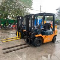 China 3000 kg Weight Lifting Tools Triplex 3t Diesel Used Forklift with Sidesway in Pakistan for sale