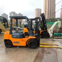 China 3000 kg Weight Lifting Tools Triplex 3t Diesel Used Forklift with Sidesway in Pakistan for sale
