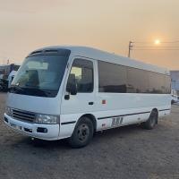 China Color Design Diesel Toyota 30 Seater Coaster Bus for Public Transportation Needs for sale