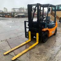 China 2012 Used Petrol Forklift Truck Lifting 3 Ton in UAE with Sidesway and 4-wheel Drive for sale