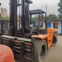China 4.5m Lifting Diesel Forklift with Non-slip Off-road Tire and 10ton Capacity for sale