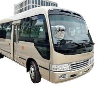 China 7740mm Overall Length Euro 2 Coaster Bus for Government Used 19-29 Seats LHD Type for sale