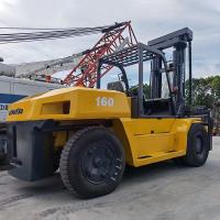 China Farms 16 Ton Diesel Used Forklift Komatsu with 4m Lifting Height and Fork Width 150m for sale