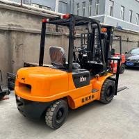 China 3 Ton Diesel Forklift for Hotels 4 x 4 Lifting 3m Lift Height 1070mm Fork Length for sale