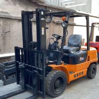 China 3 Ton Diesel Forklift for Hotels 4 x 4 Lifting 3m Lift Height 1070mm Fork Length for sale