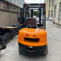 China 3 Ton Diesel Forklift for Hotels 4 x 4 Lifting 3m Lift Height 1070mm Fork Length for sale