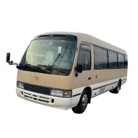 China 30 Seats Used Diesel Coaster Mini Bus Euro 2 Emission Standard 6 8L Engine Capacity for sale
