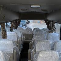 China 30 Seats Used Diesel Coaster Mini Bus Euro 2 Emission Standard 6 8L Engine Capacity for sale