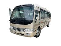 China Max. Torque 502 N.m Diesel Fuel Type Government Used Left Hand Drive 16 Seater Coaster for sale