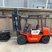 China HELI 3 ton Diesel Forklift 3m Lifting Height Used 3t Forklift in Good Condition for sale
