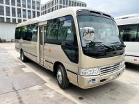 China 4435mm wheel base 2022 4*2 right hand used mini bus coaster 5 1 Manual gear box for sale