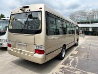 China 4435mm wheel base 2022 4*2 right hand used mini bus coaster 5 1 Manual gear box for sale