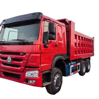 China Fuel 371HP Used Dump Trucks 25tons Sinotruk HOWO 6*4 Tipper Truck for Construction Mine for sale