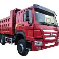 China 5600mm*2300mm*1500mm Cargo Tank 6X4 Used Tipper Truck 371HP 25tons HOWO Dump Truck for sale