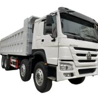 China Used Tipper Truck 371HP 8*4 for Construction Mine 35tons Dump Truck WEICHAI Engine for sale