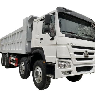 China Used Tipper Truck 371HP 8*4 for Construction Mine 35tons Dump Truck WEICHAI Engine for sale
