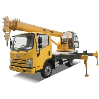 China Chinese Used Truck Mounted Crane 10 Ton Truck Crane with Hydraulic Valve for sale