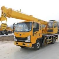 China Chinese Used Truck Mounted Crane 10 Ton Truck Crane with Hydraulic Valve for sale