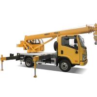 China 10 Ton Used Truck Mounted Crane with Hydraulic Pump and Max Speed of 90km/h for sale
