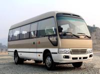 China Used Luxury Tour Bus 30 Seats Diesel Toyota Coaster Bus with Manual Transmission for sale
