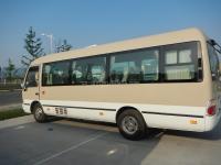 China Used Luxury Tour Bus 30 Seats Diesel Toyota Coaster Bus with Manual Transmission for sale