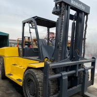 China Top Selling Used Komatsu Forklift with Side Shifter 16 Ton Capacity Affordable for sale