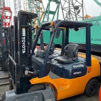 China Japan Toyota 3.5 Tons Diesel Forklift Used forklifts with 2001-4000 Working Hours for sale