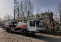 China 20 Ton Truck Crane with 980KN.m Maximum Rated Lifting Torque in QY25V and White Color for sale