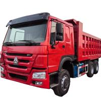 China Fully Refurbished371HP 8X4 HOWO Dump Truck with 6.2-8m Cargo Tank Length and ABS for sale