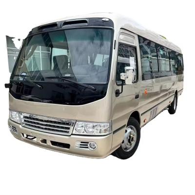 China 16 Seater Left Hand Drive Mini Bus Van with Manual Transmission and 4L Engine Capacity for sale