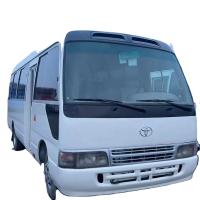 China Top-Rated Left Hand Drive Toyota Coaster Bus with 9.00R20 Tires and 4L Engine Capacity for sale